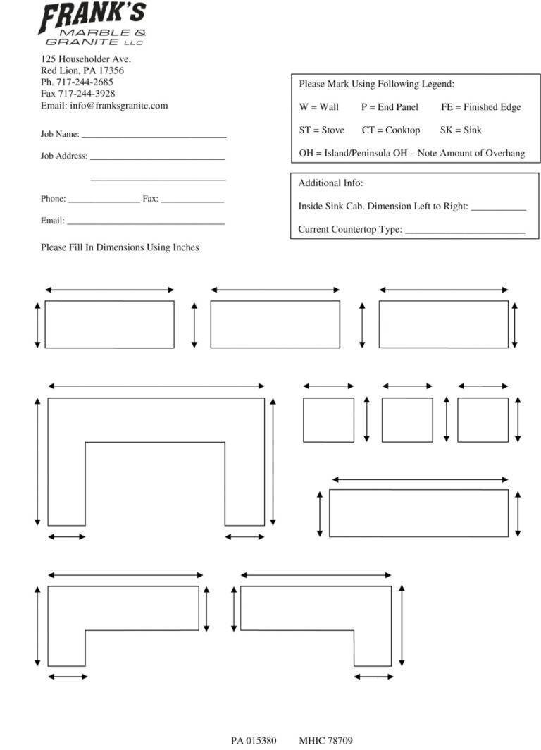 The Process - Frank's Marble & Granite, LLC